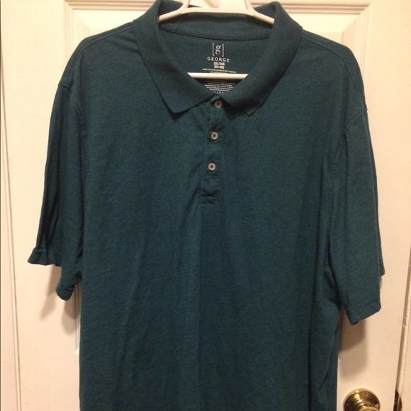 George | Shirts | George Collared Polo Short Sleeve Shirt Button Top ...